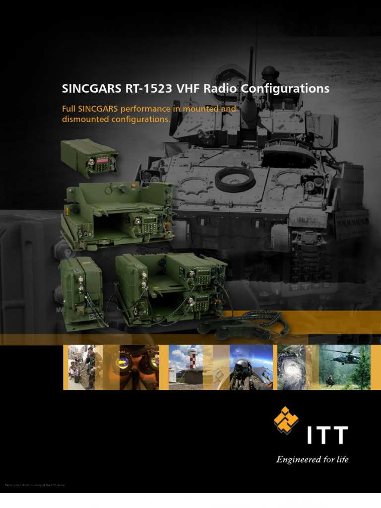 SINCGARS RT-1523 Radio Configurations | PDF | Radio | Amplifier
