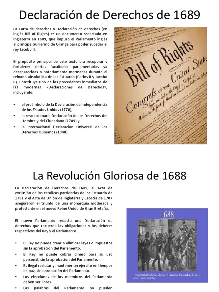 Declaración de Derechos de 1689 | Gobierno | Política