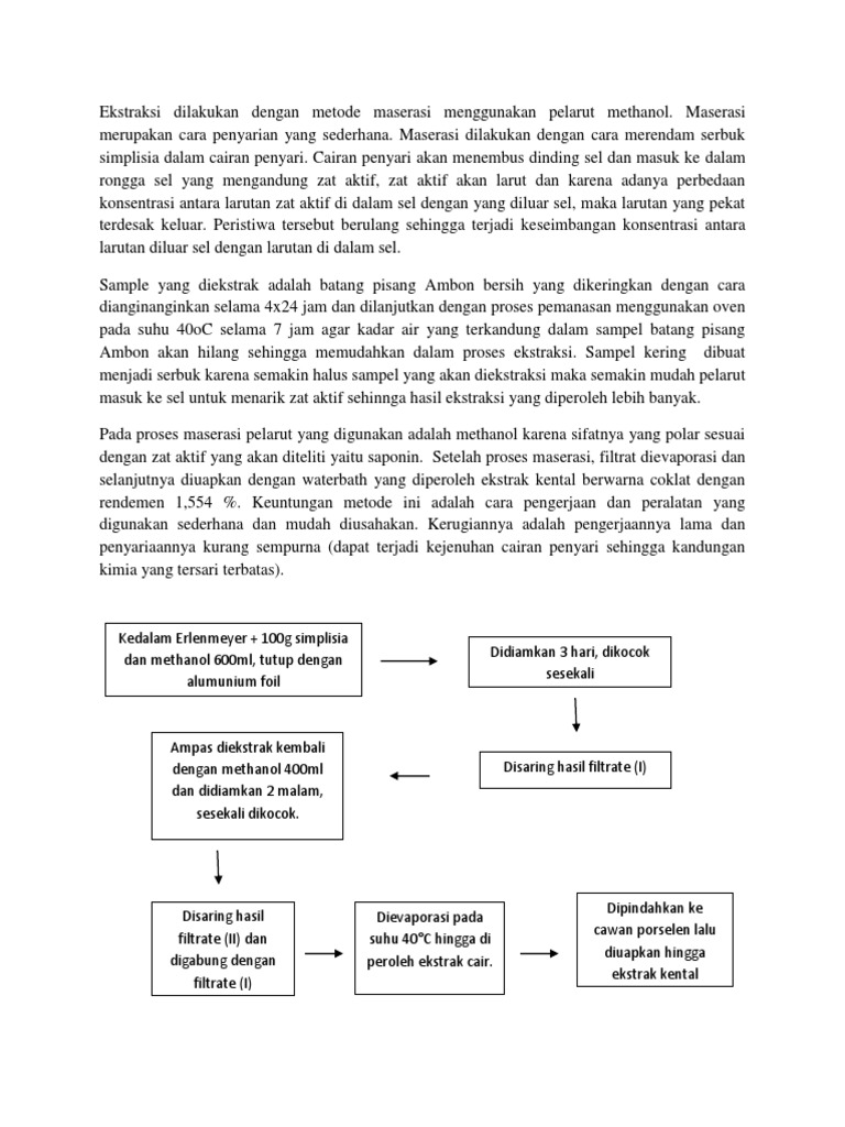 Metode Maserasi | PDF