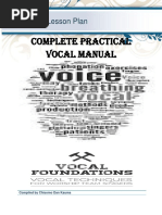 Beginner Vocal Lesson Plan: Posture & Breath | PDF | Singing | Larynx