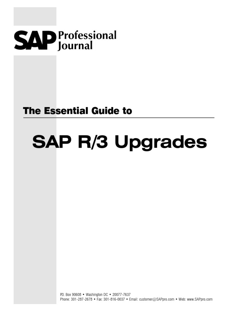 SAP EssentialGuideToSapUpgrades | PDF | Software Development | Computer ...