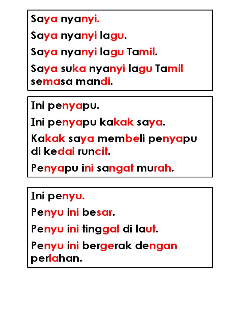 Bacaan Bergred Digraf | PDF | Puisi