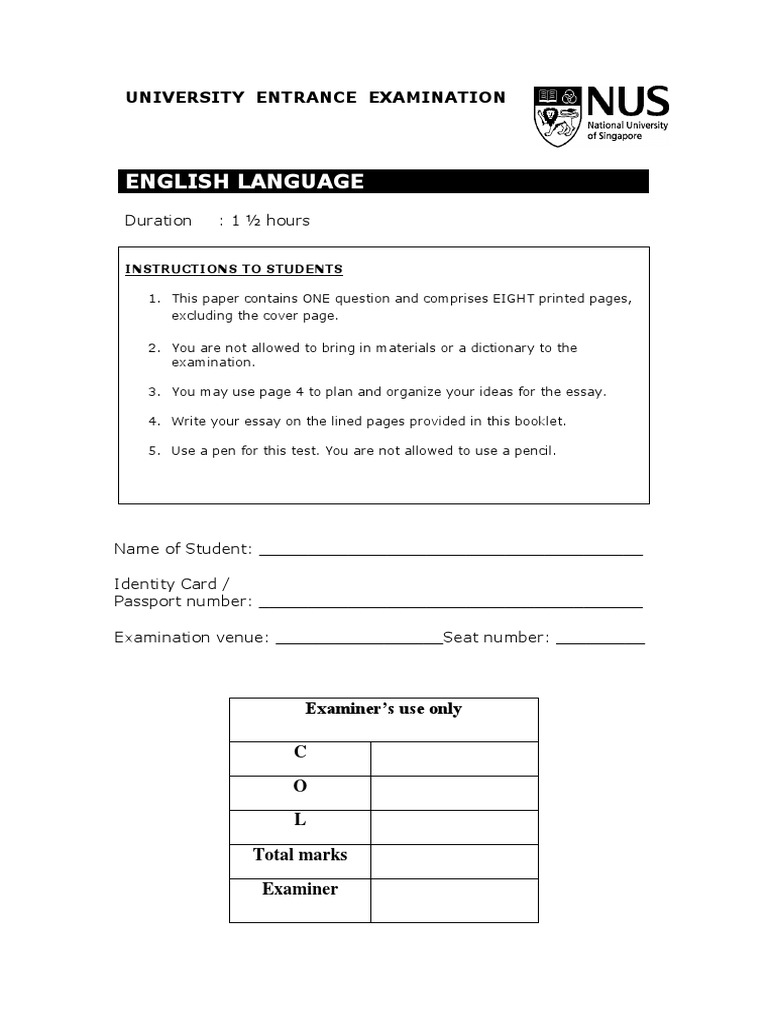 2016 English (Sample Past Paper) | PDF | Artificial Intelligence ...