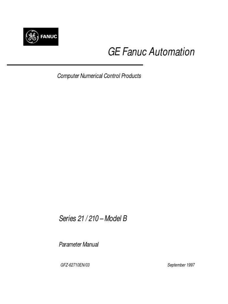 FANUC 21, 210 Model B Parameter Manual PDF | PDF | Parameter (Computer Programming) | Input/Output