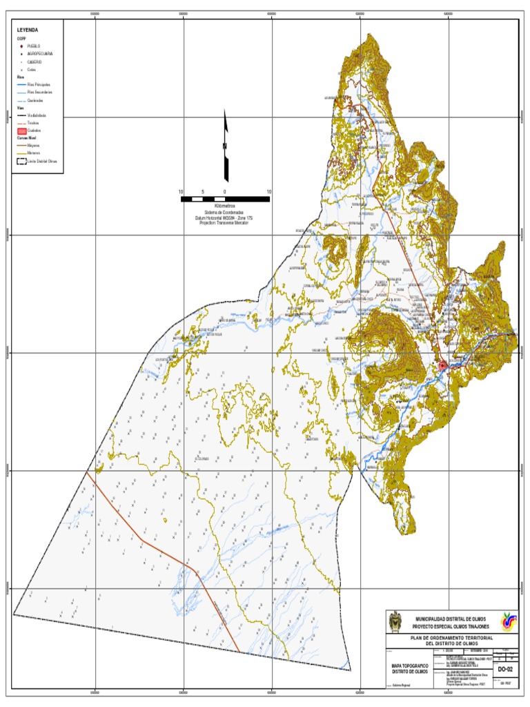 13 Mapa Topografico Olmos WGS84 | PDF
