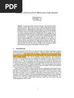 BitCoin White Paper | PDF | Public Key Cryptography | Financial Transaction