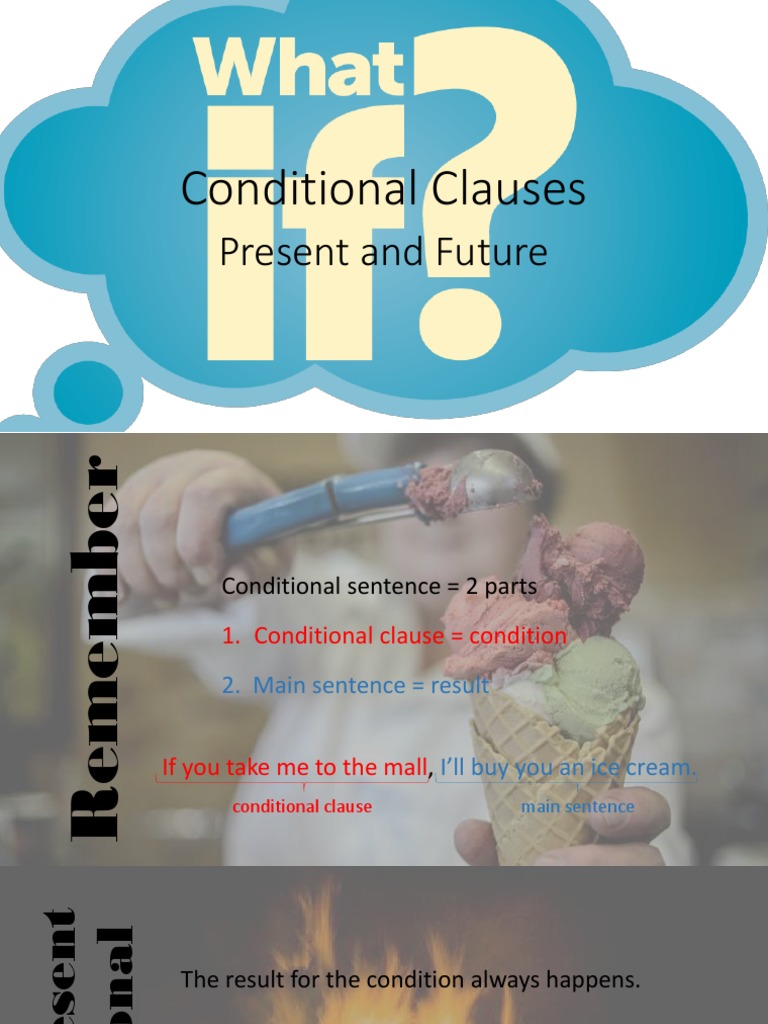 Conditional Clauses: Present and Future | PDF