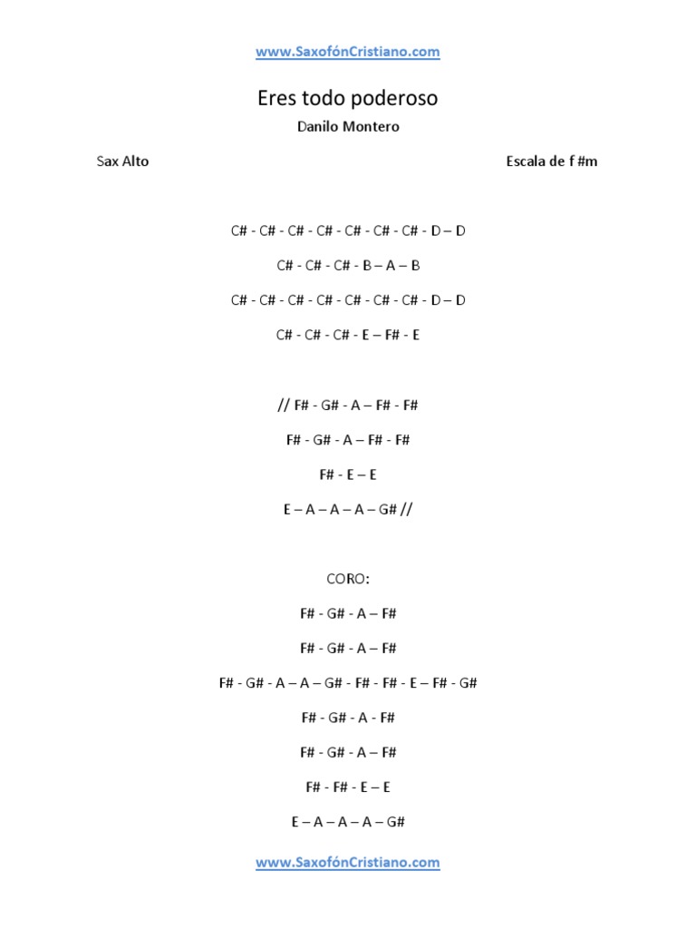 Eres Todo Poderoso Danilo Montero | PDF