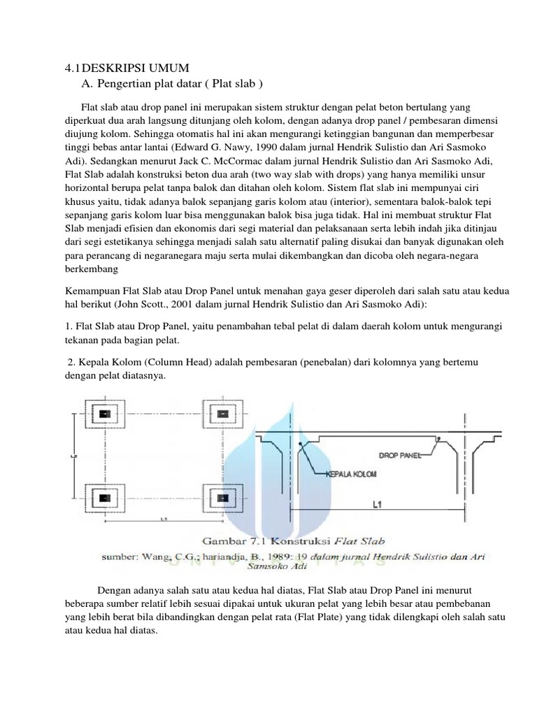 Kelebihan dan Kekurangan Flat Slab | PDF | Griya & Taman | Teknologi & Rekayasa