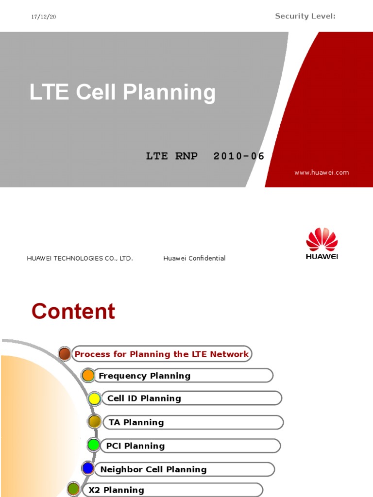 03 LTE Cell Planning | PDF | Lte (Telecommunication) | Cellular Network