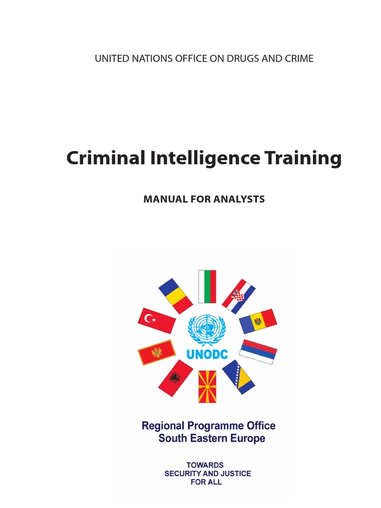 Criminal Intelligence Training - UN Manual.pdf | Intelligence Analysis ...