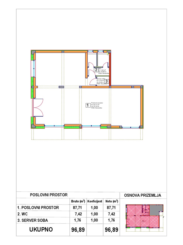Ground Architectual Plan | PDF