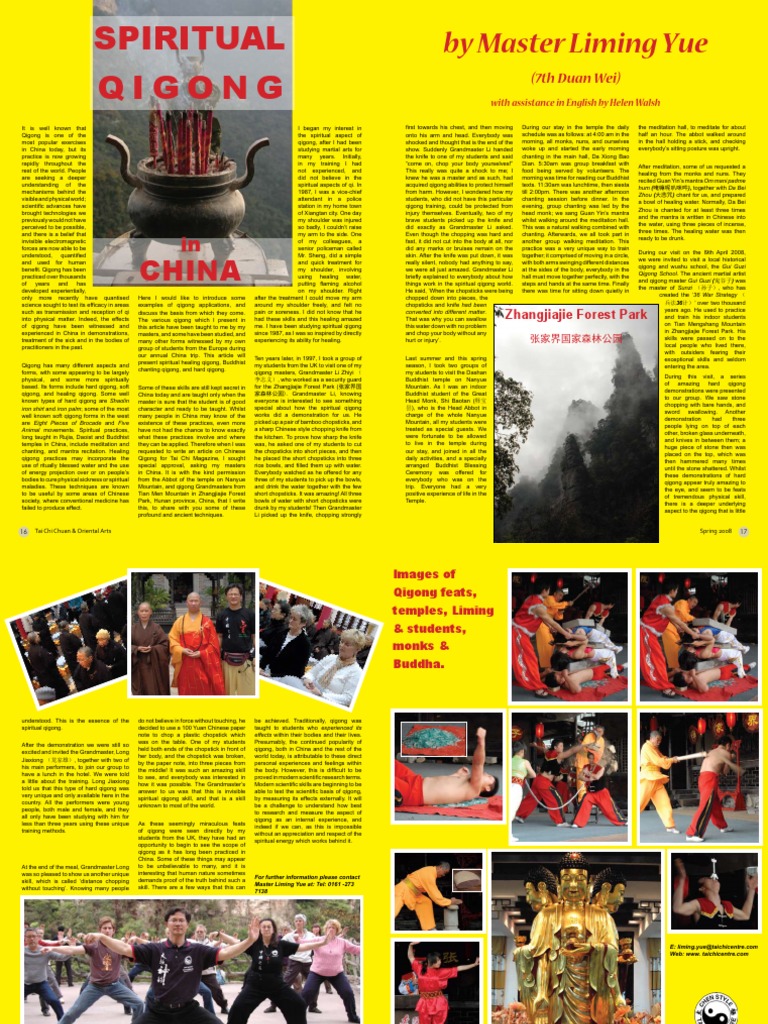 Spiritual Qigong | PDF | Qigong | Meditation