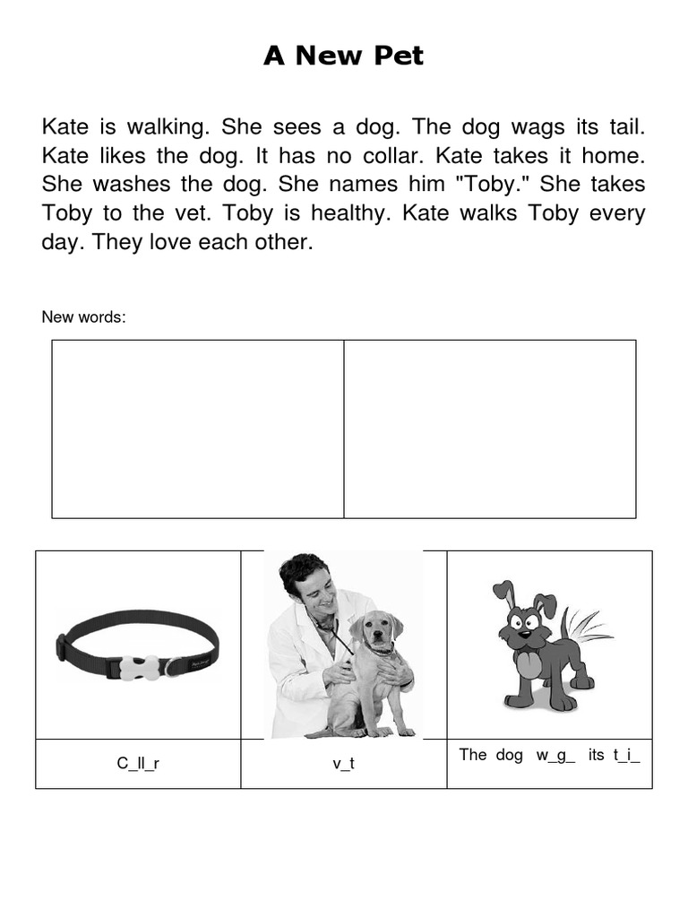 Kate Adopts a Dog Named Toby | PDF