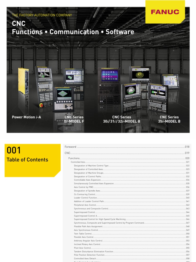 Function Catalogue | PDF | Numerical Control | Switch