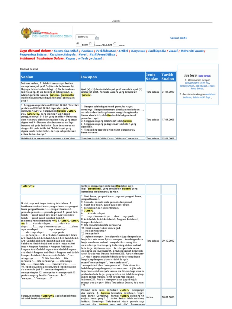 Justeru | PDF