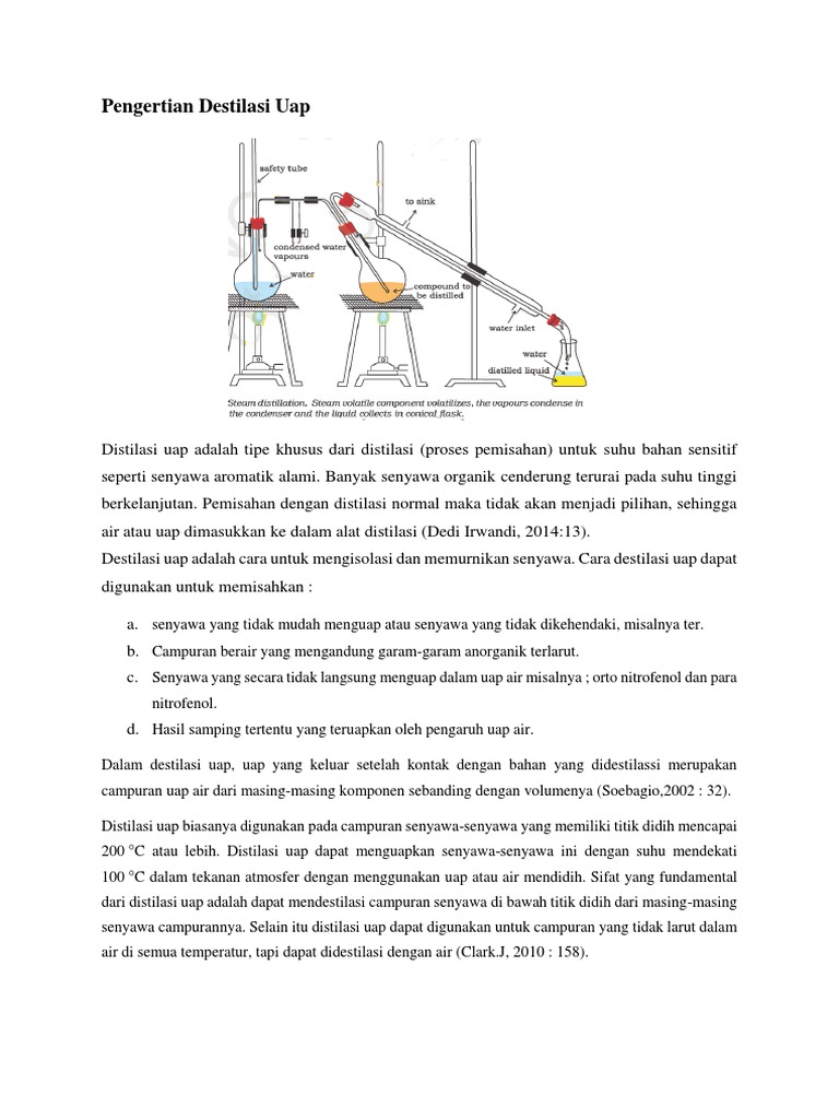 Destilasi Uap | PDF