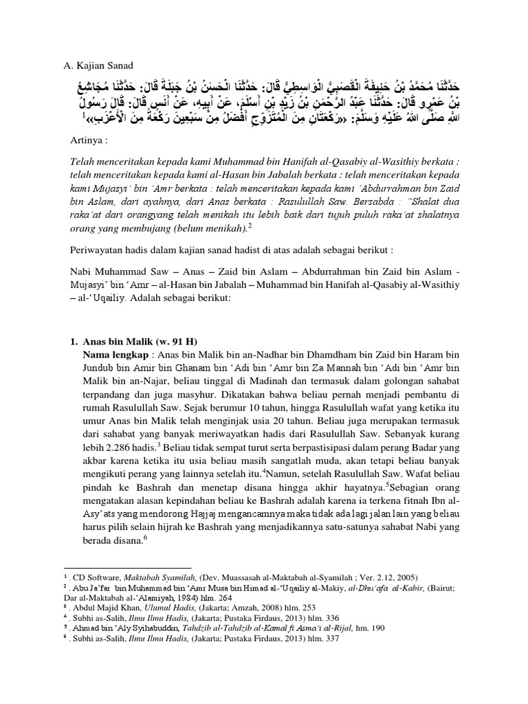 Kajian Sanad & Matan | PDF