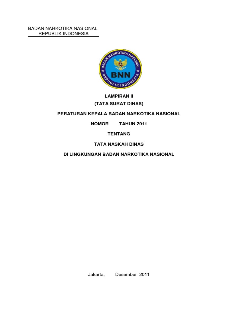 Lampiran II Tata Cara Susun | PDF