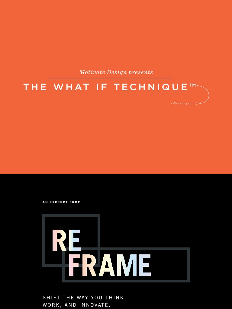 The What If? Method | PDF