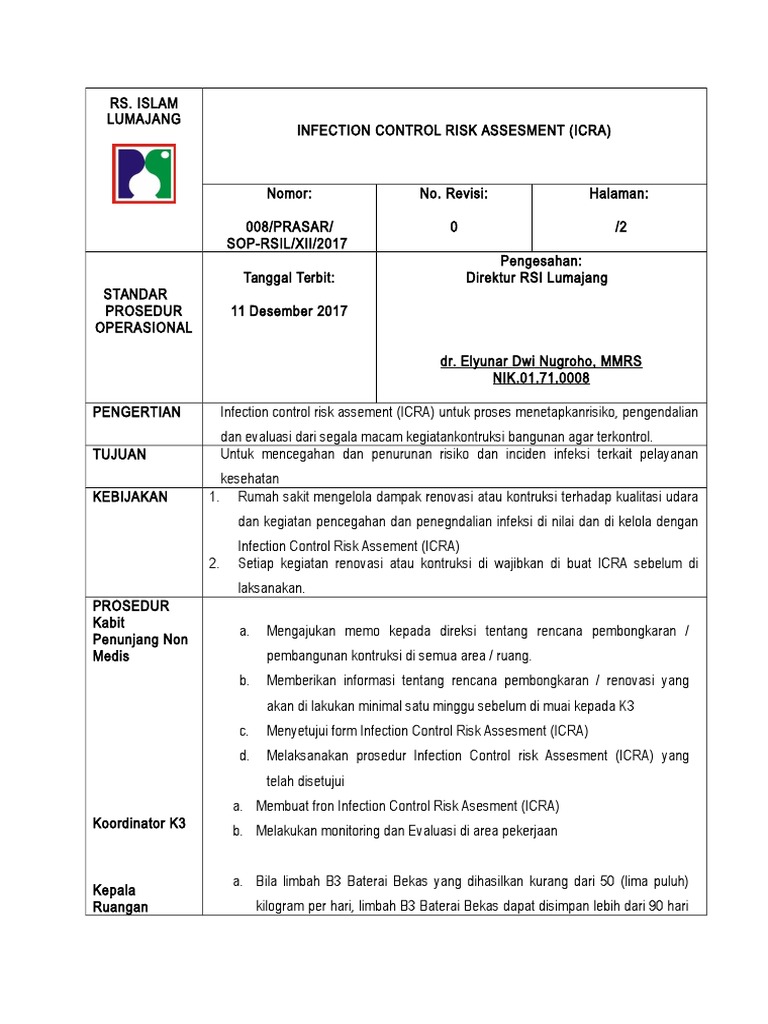 Sop Icra Bangunan | PDF