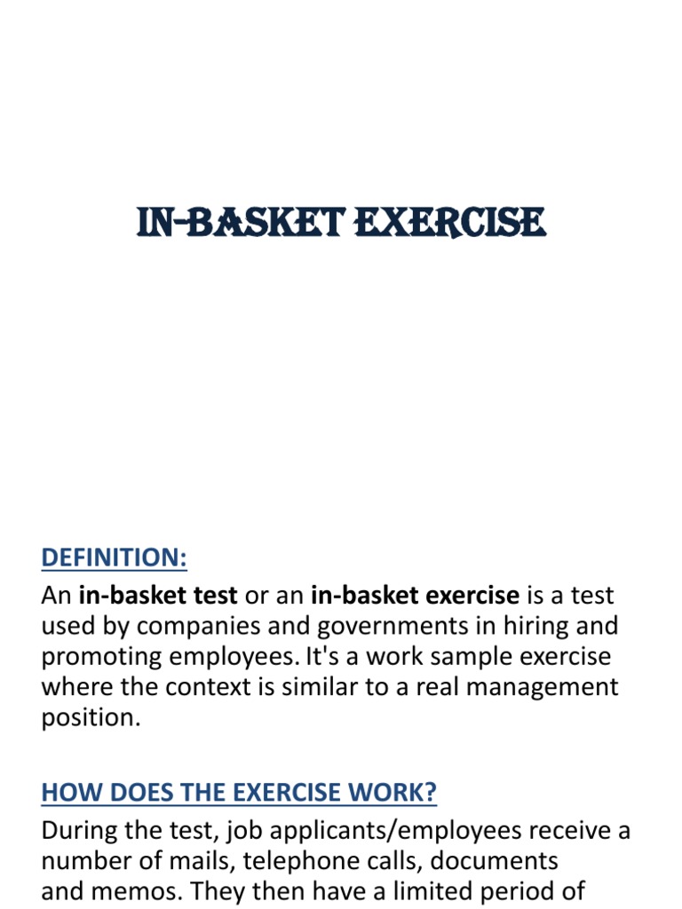 In Basket.ppt