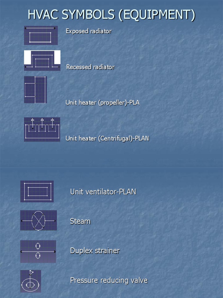 HVAC Equipment Symbols Legend | PDF