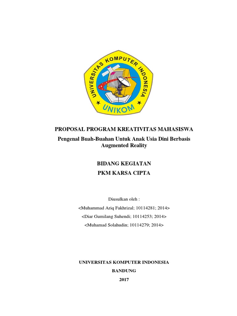 Proposal PKM KC | PDF