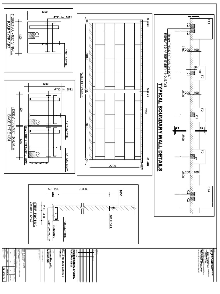 Perimeter Wall | PDF | Structural Engineering | Building Engineering