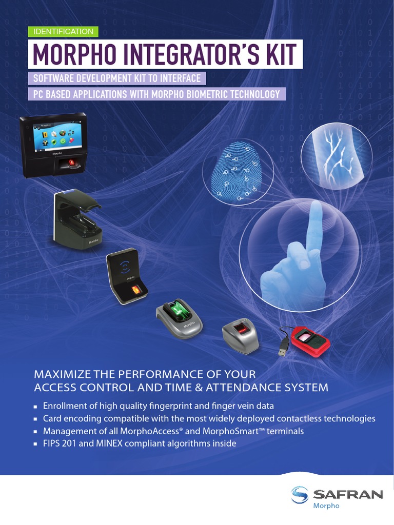 Morpho Integrators Kit en | PDF | Biometrics | Access Control