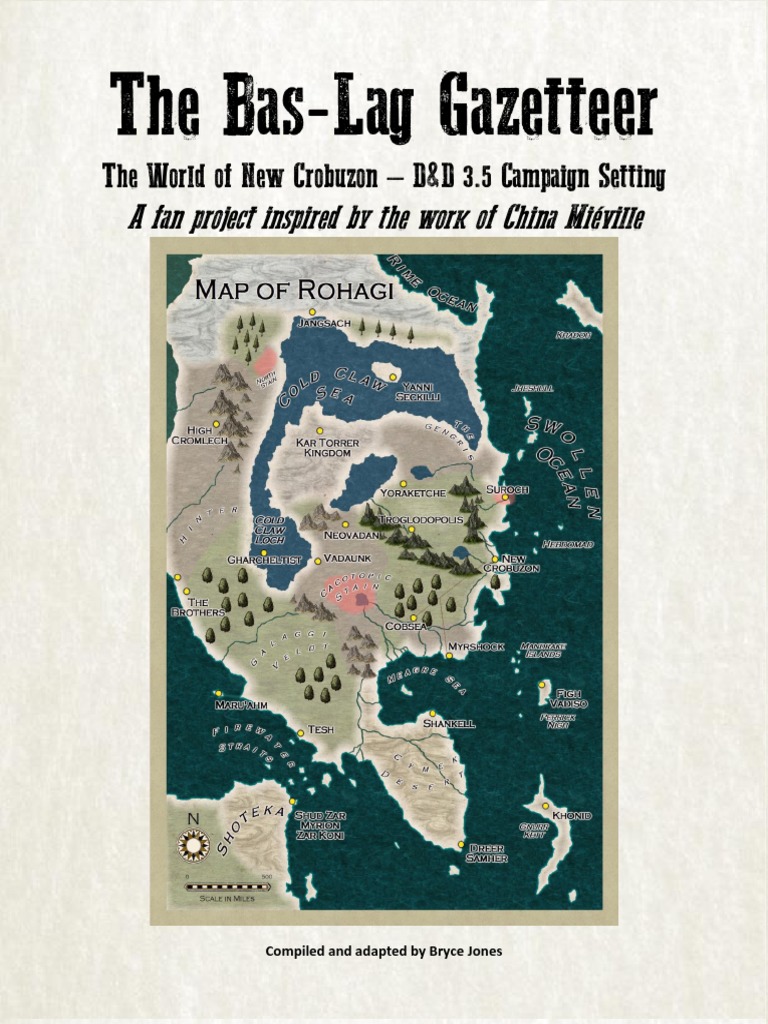Bas-Lag Gazateer FINAL v1.0 | PDF