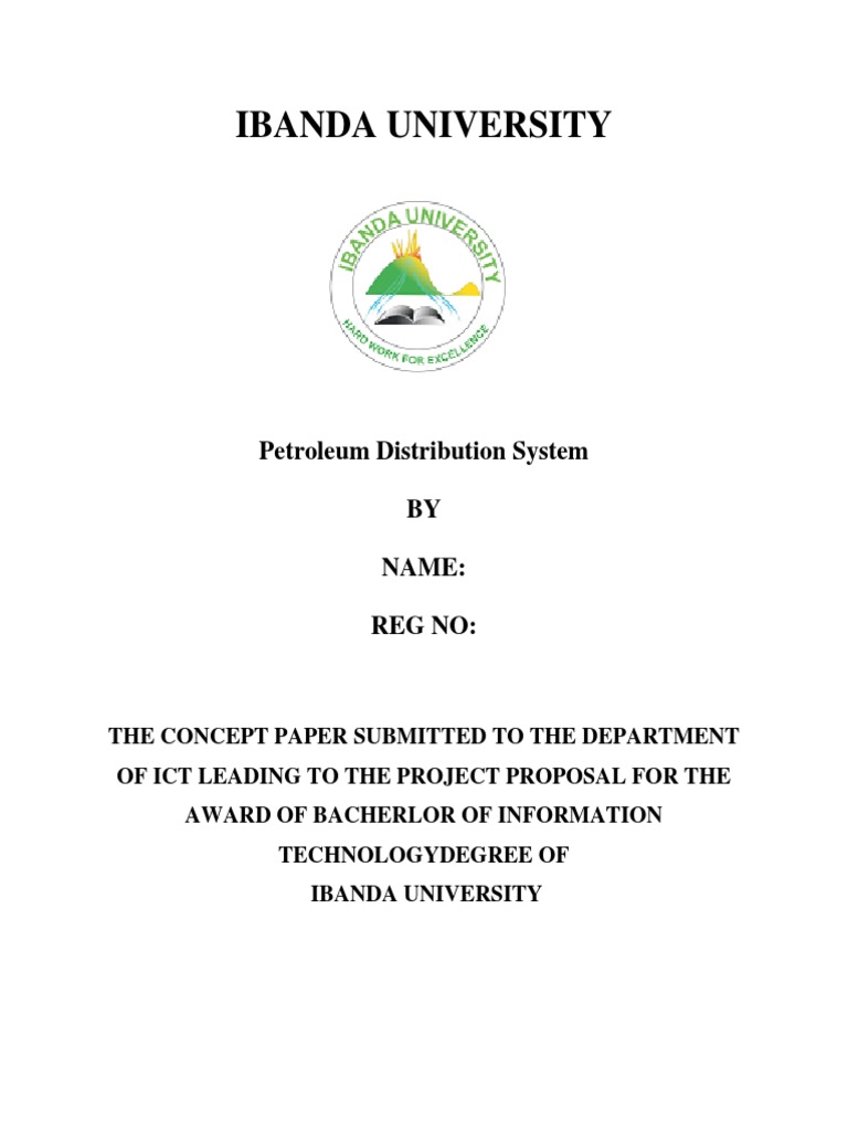 Petroleum Distribution System Proposal | PDF | Technology & Engineering