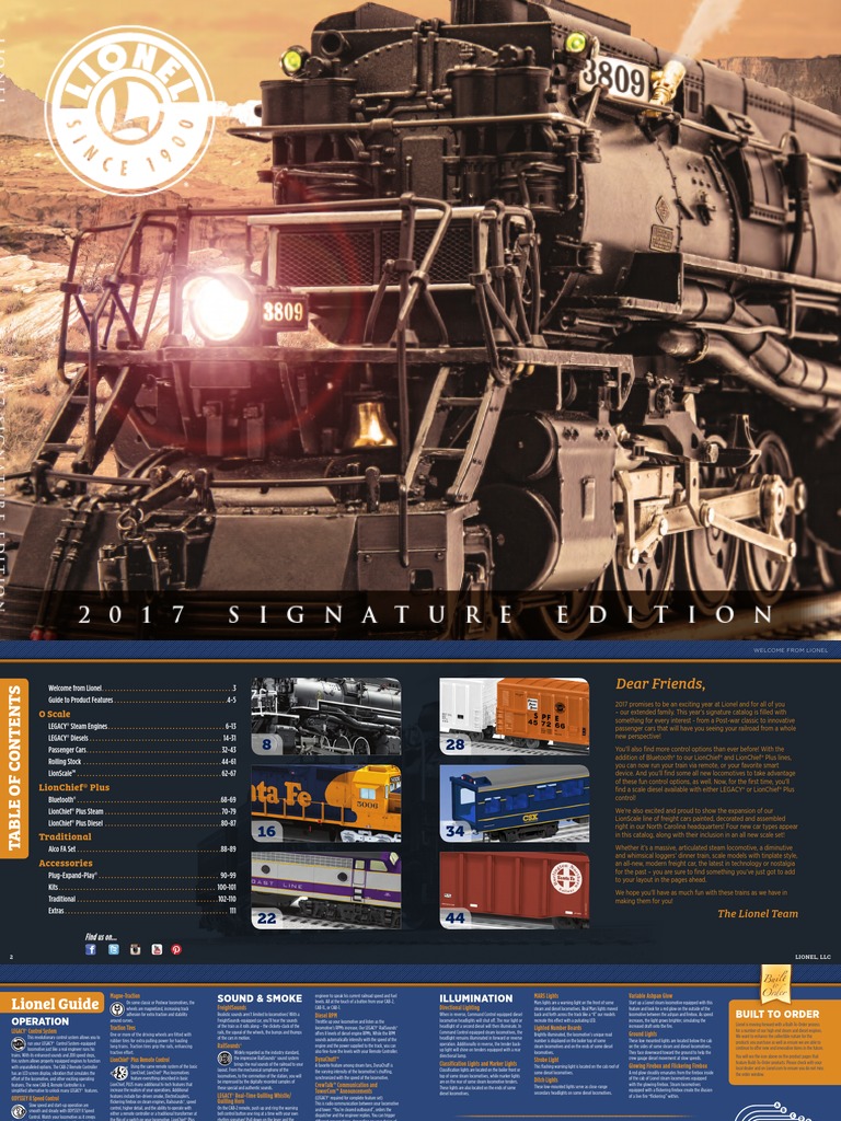 Lionel Trains Signature Edition | PDF | Steam Locomotive | Vehicles