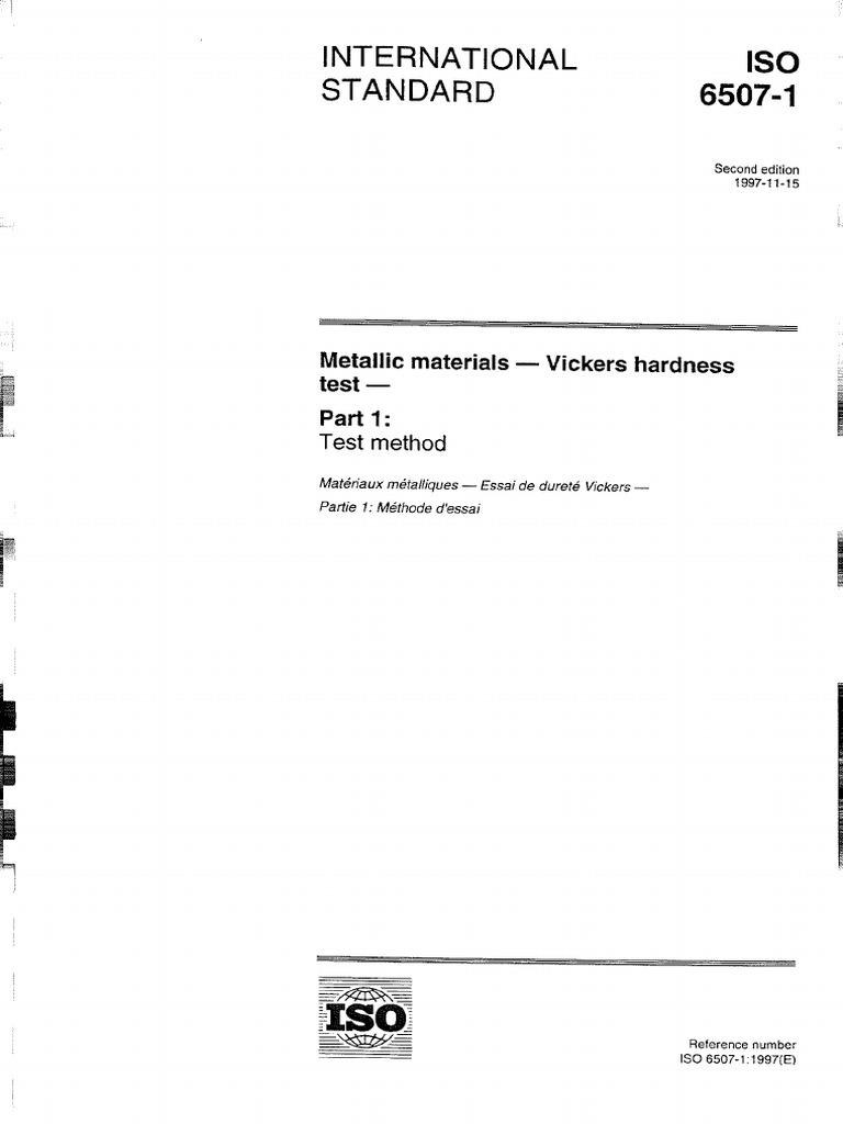 Iso6507 1 PDF | PDF