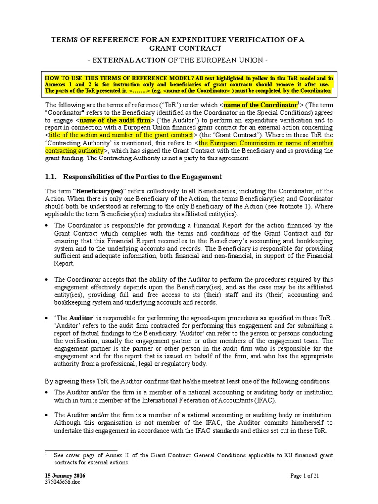 Expenditure Verification Report | PDF | Financial Audit | Audit