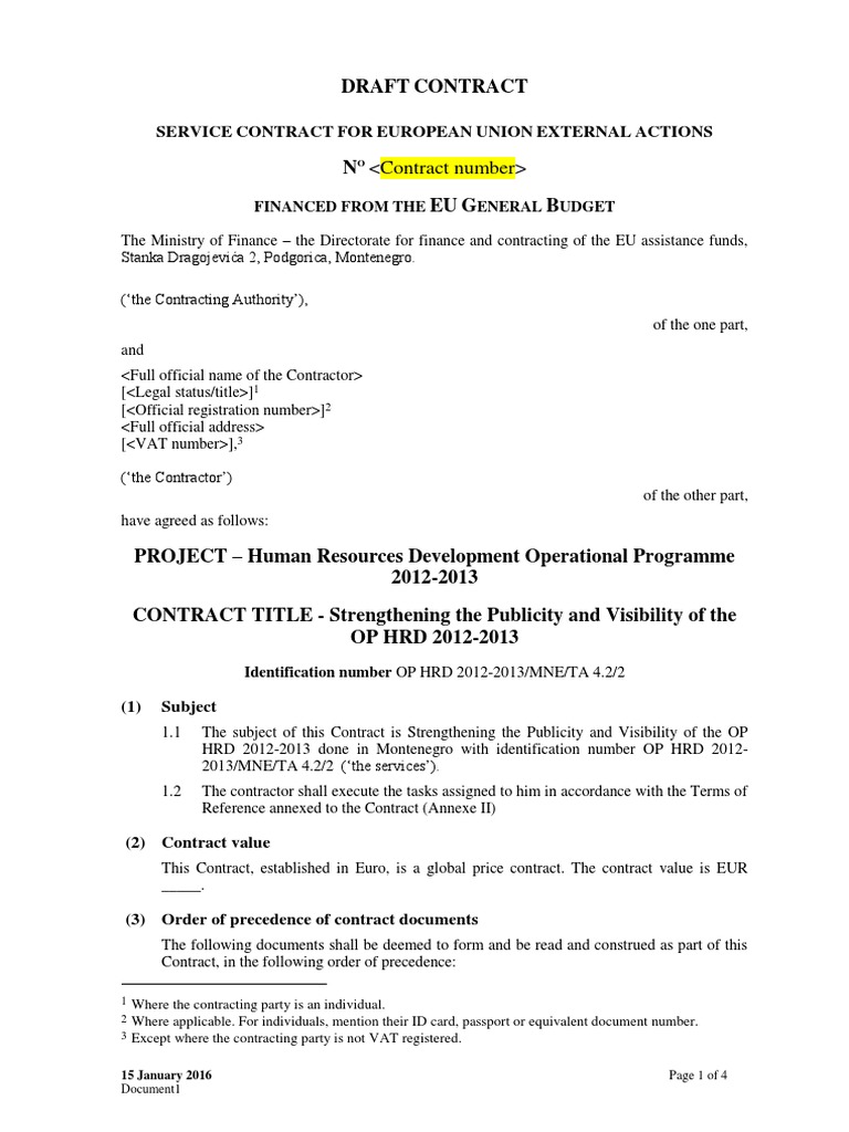 B8o2 Contract Simp en | PDF | Identity Document | European Union