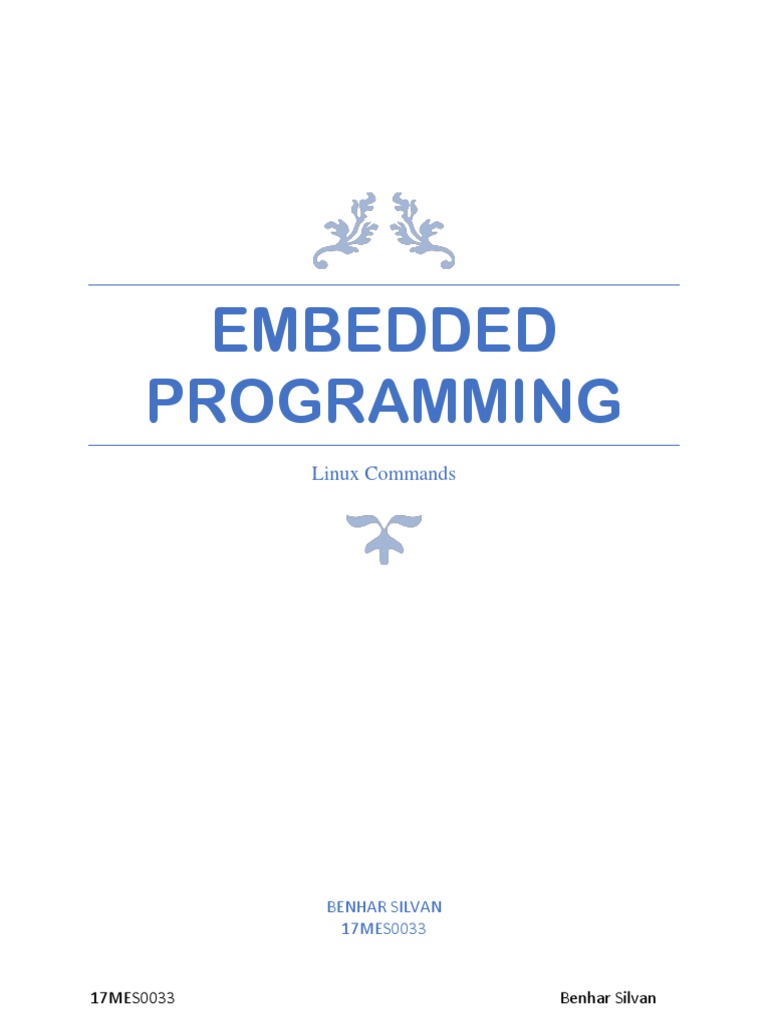 Embedded Programming Linux Commands Pdf Text File Unix 9075