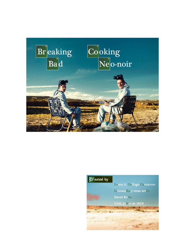 BREAKING BAD Cooking Neonoir | PDF | Policía | Thriller y crimen