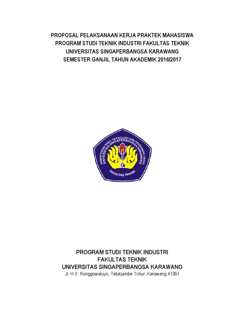 Proposal KP PT Dipsol Indonesia (Contoh) | PDF