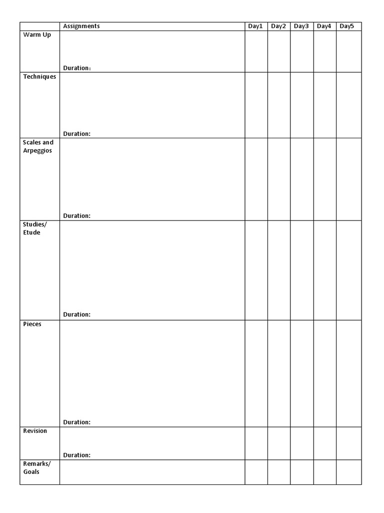 Assignments Day1 Day2 Day3 Day4 Day5 Warm Up | PDF