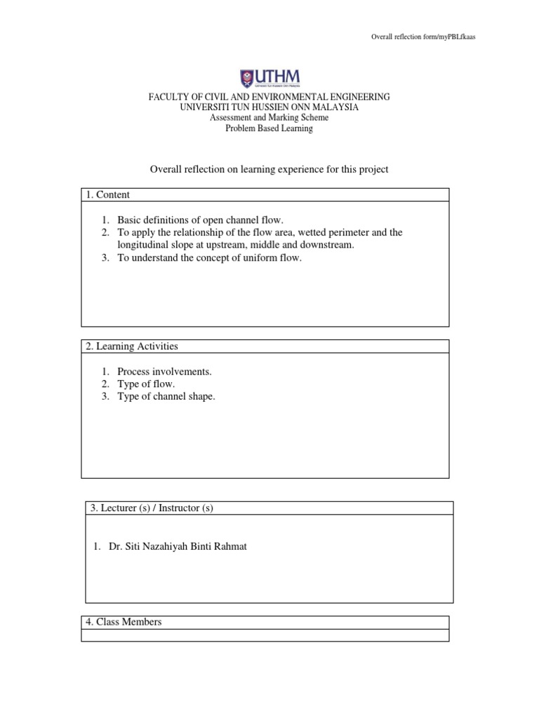 Overall Reflection | PDF