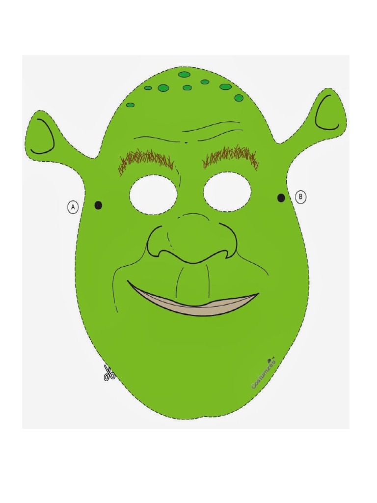Máscara Shrek | PDF