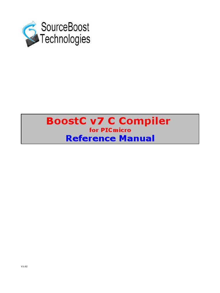 Boostc V7 C Compiler: Reference Manual | PDF | C (Programming Language ...