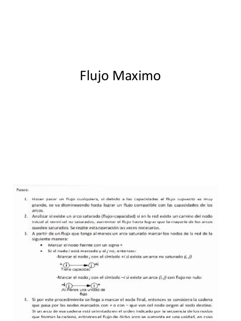 UPCI Flujo Maximo | PDF
