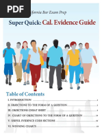 California Bar Exam Evidence Hearsay Cheat Sheet | Hearsay | Witness ...
