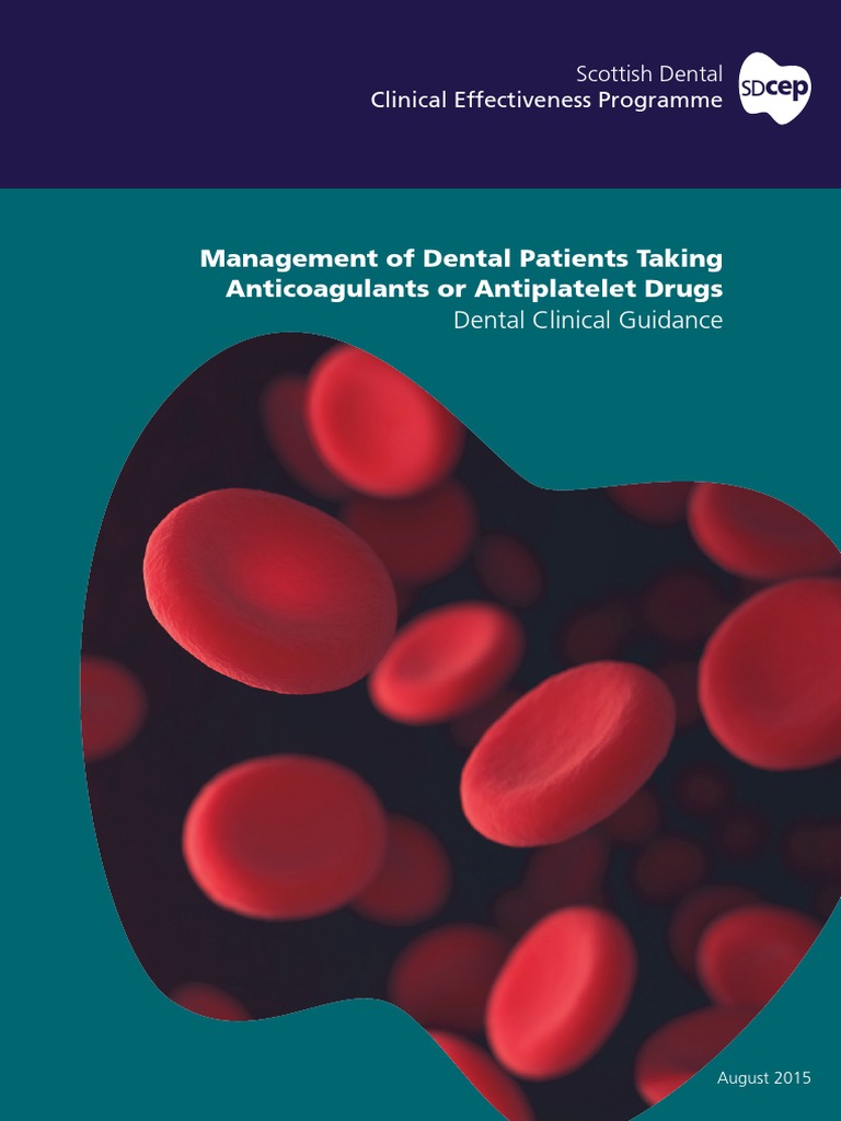 SDCEP Anticoagulants Guidance | PDF | Coagulation | Bleeding