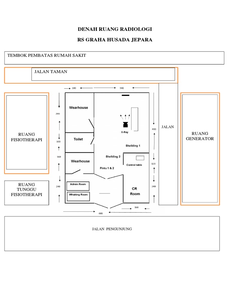 374824-Denah Ruang Radiologi Revisi | PDF
