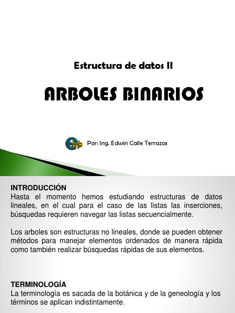 Arboles Binarios Pdf Pdf Informática Teórica áreas De Informática