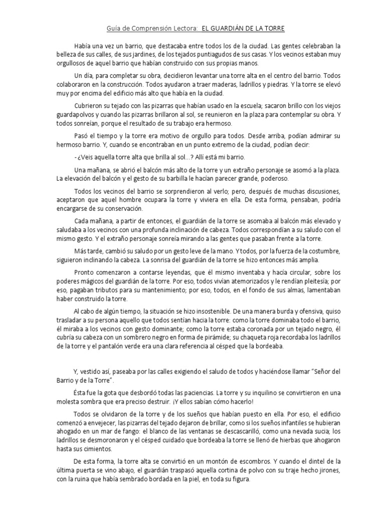 Guía de Comprensión Lectora | PDF | Oso polar | Osos