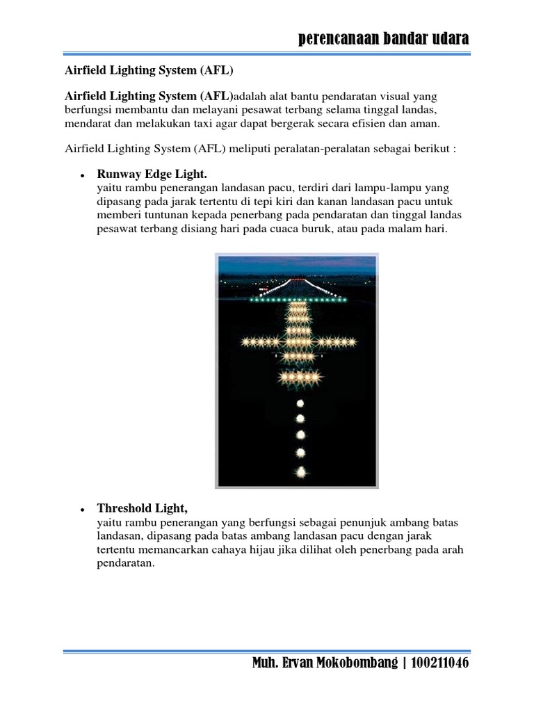 Airfield Lighting System | PDF